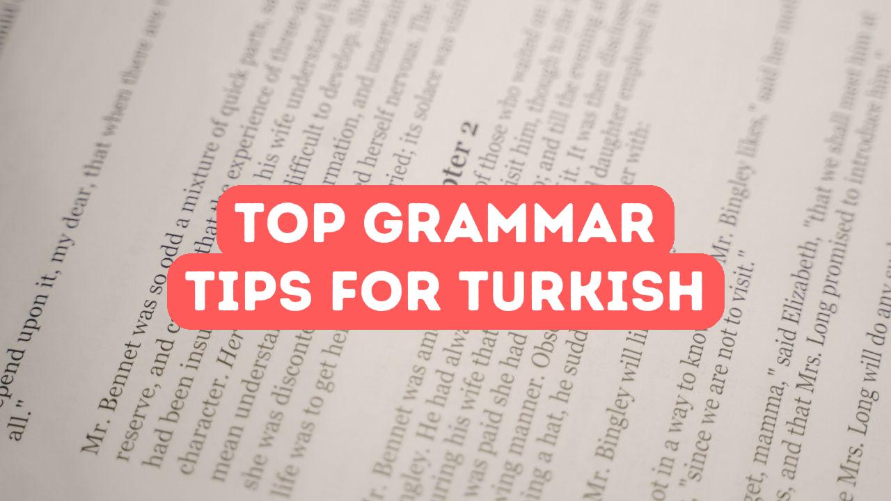 Best Resources for Learning Turkish Grammar and Vocabulary - Turkish ...
